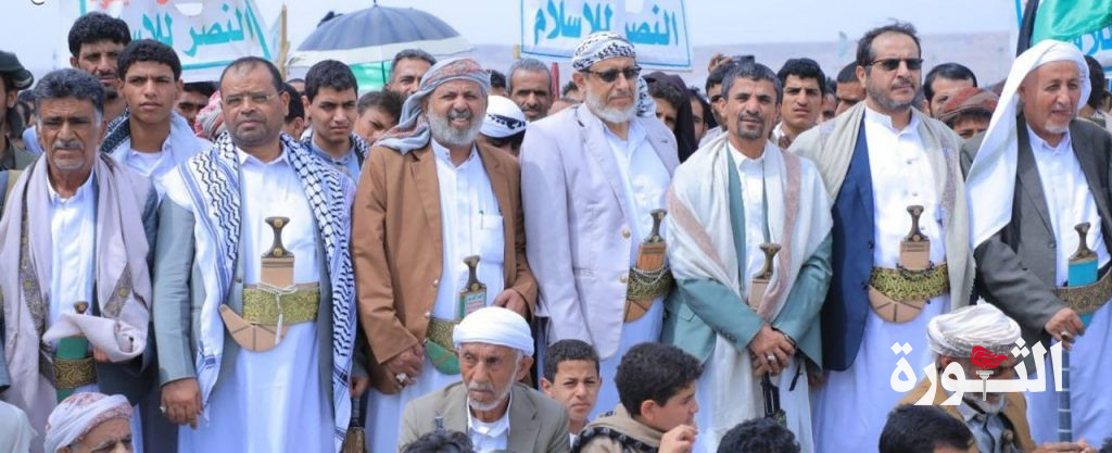 صعدة تشهد 21 مسيرة تحت شعار “لا عزة لشعوب الأمة دون الانتصار لغزة